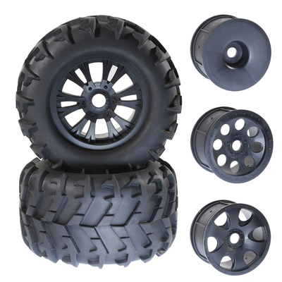 RC无限HSP94762 1/8越野大脚车胎皮150mm高韧性尼龙轮毂六角17mm