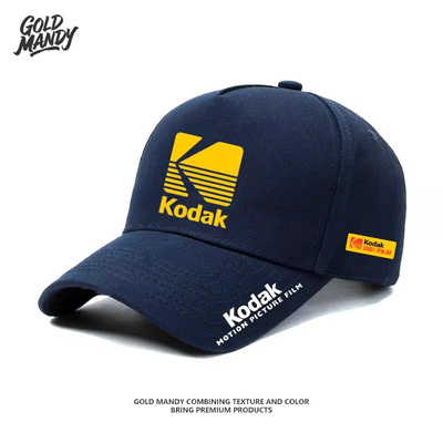Kodak胶卷摄影师单反相机发烧柯达工作室棒球帽子鸭舌休闲男女款