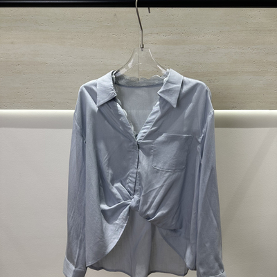 七七早春上新蕾丝花边衬衣衬衫B6066