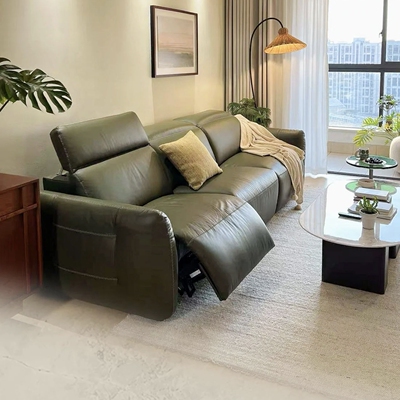 MD沙发代购TE37意大利M&D牛油果绿功能沙发/TE34/TE32专柜正品