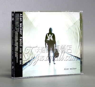 正版专辑艾伦·沃克:迷失 DJ Alan Walker Faded CD+歌词本