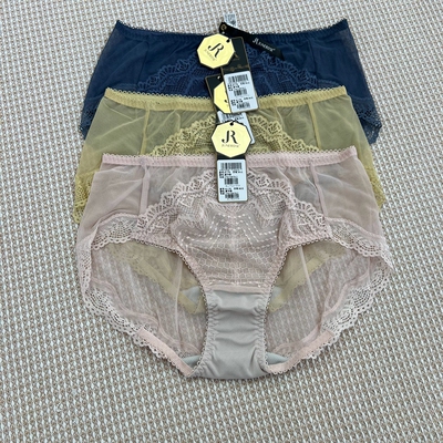 6117K蕾丝中腰三角裤舒适透气