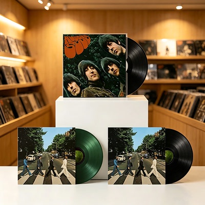 披头士专辑The Beatles Abbey Road/Help!/Rubber Soul CD唱片LP
