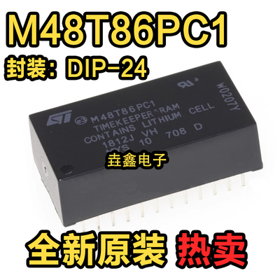 时钟电池IC直插DIP-24现货