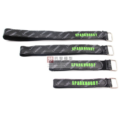 大通同款耐磨铁扣皮革电池绑带5寸穿越机4S6S LANNRC魔术扎带