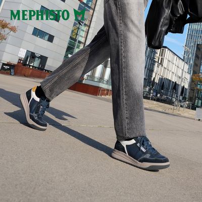 MEPHISTO/马飞仕图2026春夏新款男进口休闲鞋轻XL底步行鞋 NORWIN