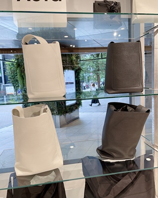 日本代购直邮 aeta 水桶单肩包 牛皮 S号日系简约百搭 通勤大容量