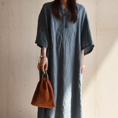 日本代购直邮 genten 束口包 中号 猪皮43651