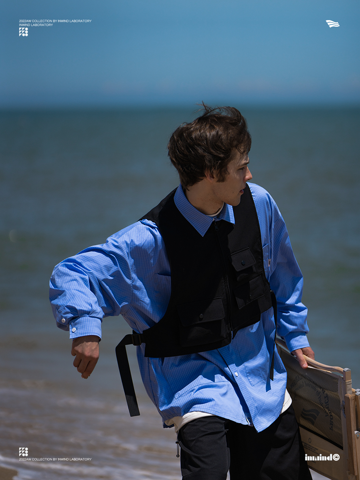 INWIND山系cityboy机能户外露营短款飞鱼马甲多口袋坎肩背心_虎窝淘