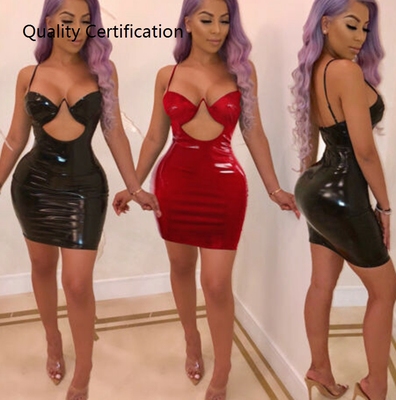 Hollow, Deep V Neckline, Mini Party Dress