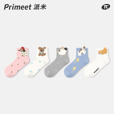 派米夏季日系卡通短筒袜