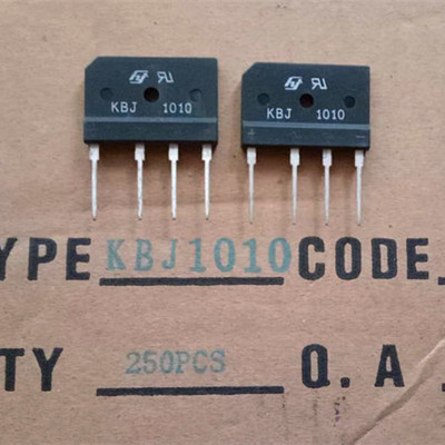 全新KBJ1010整流桥 10A1000V 扁桥 排桥KBJ1010 桥堆整流器