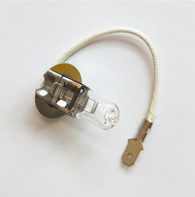 汽车灯泡H3H1H7 12V24V55W70W100W货车灯泡机床指示灯插口带线泡