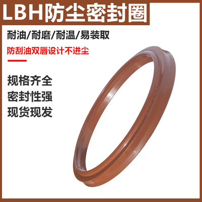 LBH尘封氟胶防尘密封圈耐高温