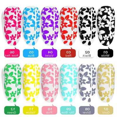 8ml Stamping Gel Soak Off Nail Art Stamp Plate UV Gel Polish