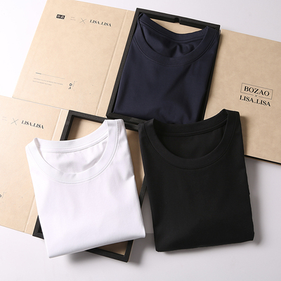 【CC家CC】100S长绒棉 抗皱T恤 礼盒装 H3199 女 E350