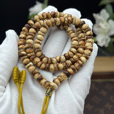 星月菩提原生态石玉料同枝手链