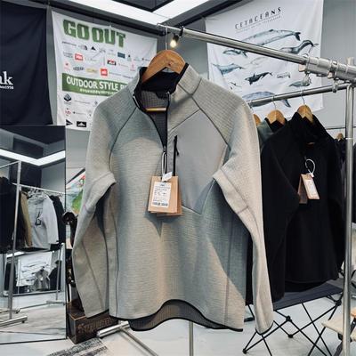 袅平替立体棋盘格动态保暖抓绒衣