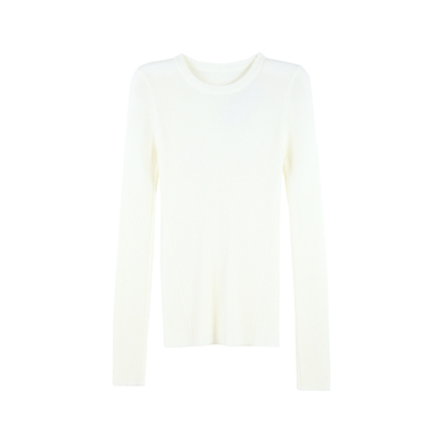 「京京」2025新款简约百搭圆领修身针织长袖打底衫上衣HBZXW91842