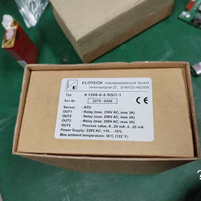 议价全新 ELOTECH A1200-0-2-SGI1-1温控表