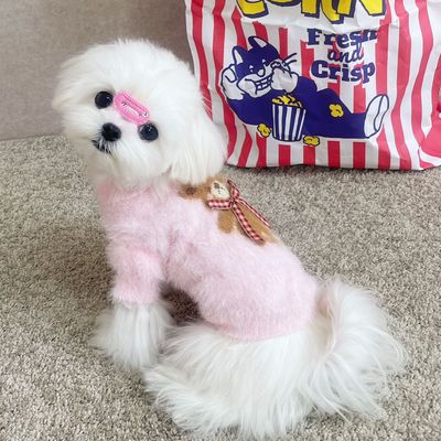 狗狗猫咪仿貂绒加厚保暖毛衣