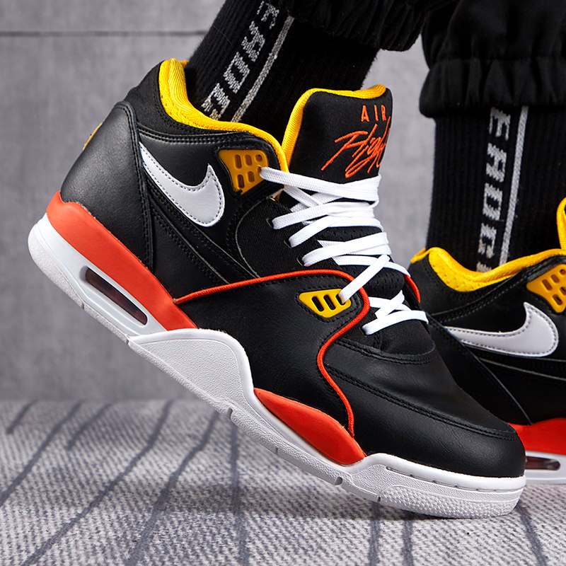 Nike耐克正品男鞋2021夏季新款简版AJ气垫运动鞋高帮休闲鞋板鞋_虎窝淘