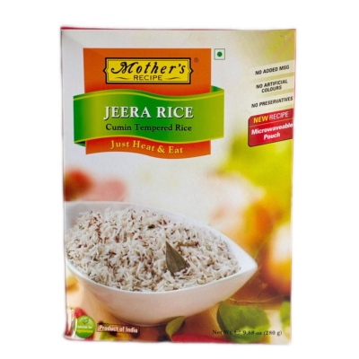 Indian ready meals Ready to eat mother's Jeera rice 300g