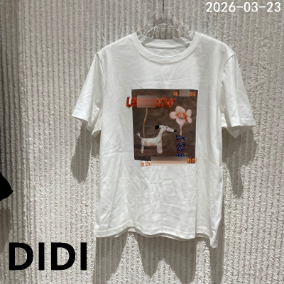 欧货宽松卡通印花休闲短袖T恤