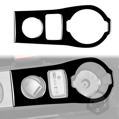 适用于16-21奔驰smartUSB充电开关钢琴黑亮黑汽车内饰改装饰配件