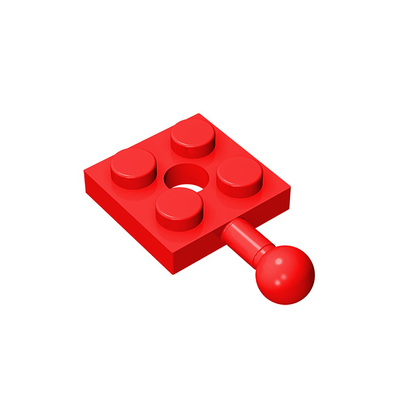 积木15456 2x2 单侧带球板零件配件MOC定制DIY礼品玩具科教