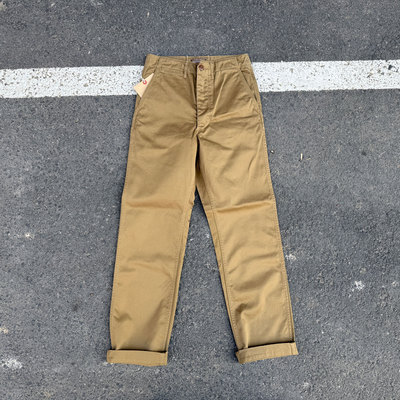 Workers Japan 通勤百搭 经典修身复古斜纹五袋Officer军官休闲裤