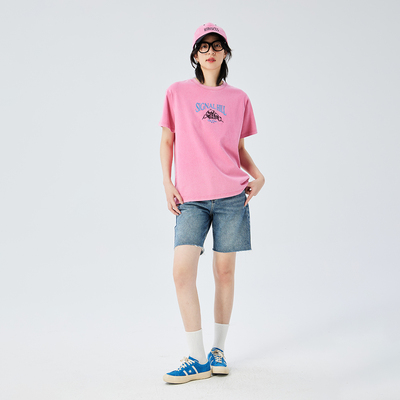 宽松圆领新款夏季百搭T恤