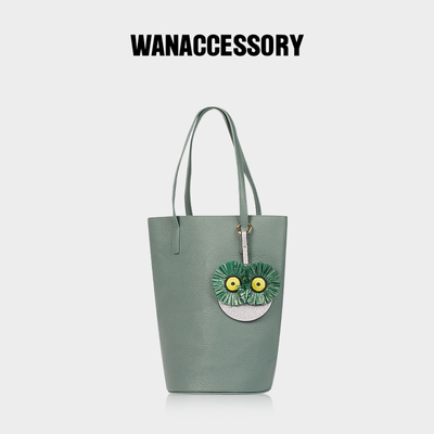 WANACCESSORY万蔻VOW OWL系列猫头鹰水桶包单肩腋下包原创设计