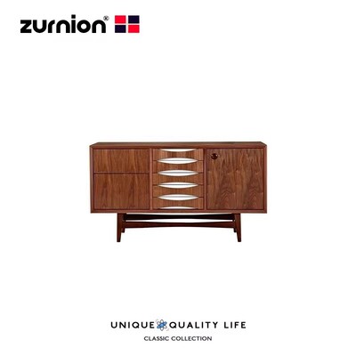 zurnion设计师家具houston sideboard北欧高端实木创意餐边柜橱柜