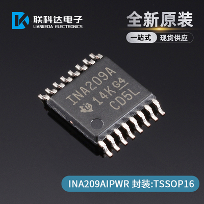 INA209AIPWR INA209AIPW 电源监控芯片 封装TSSOP16 全新
