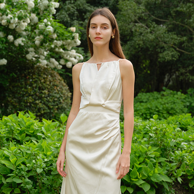 法式连衣裙温柔收腰仙女裙礼服