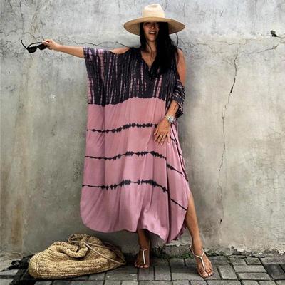 Cotton Watermark Beach Cover Up Sexy Loose Holiday Sun