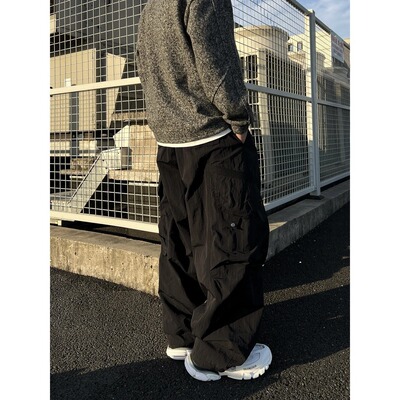 XDZZ二狗ss秋冬款男士户外机能工装双层加绒保暖直筒长裤J807