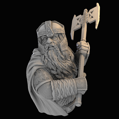 指环王战士gk白模3d打印树脂模型