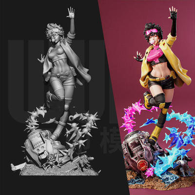 漫威 李千欢 X战警 1/24GK白模手办 18比例树脂3D打印模型 6762