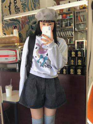 ODDRDCHS加厚宽松纯棉加绒卫衣