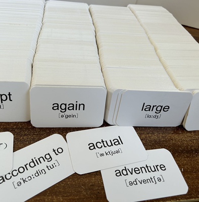 GRE红宝书词汇1322词汇 单词卡片 小尺寸