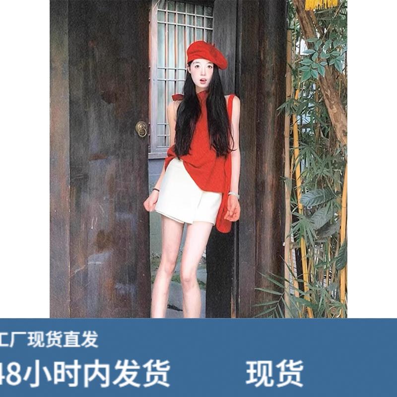 2026新款韩系穿搭休闲韩版气质高级感洋装子短裤裙两件式套装女夏