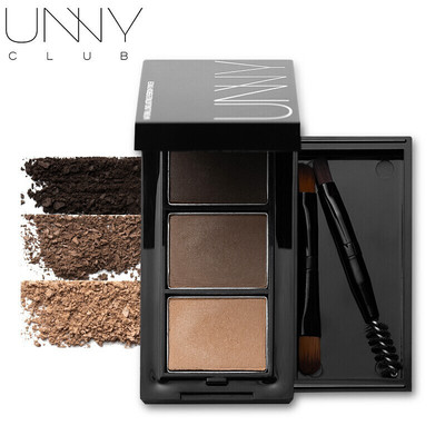 UNNYCLUB持久防水防汗三色眉粉
