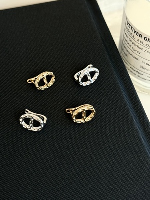 小众设计感猪鼻子耳扣耳环