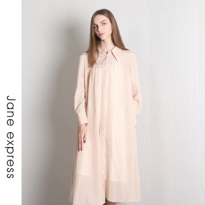 常规袖百搭大摆型秋季单件中长裙