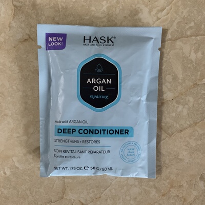 现货澳洲Hask Argan Oil Repairing Deep 护发素 50g