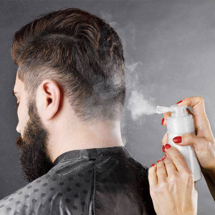 barbershop理发店爽身粉痱子粉分装旅行装喷瓶硅胶喷粉器