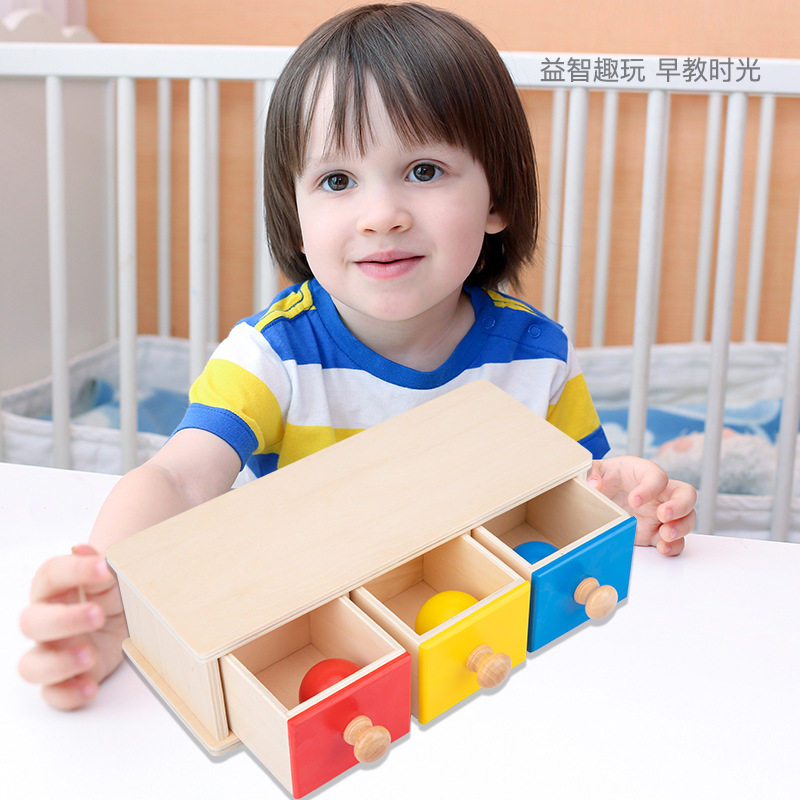 Baby Montessori Sensory Development Educational Toys Pull