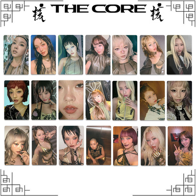 XG 核THE CORE专辑周边明信片自印小卡 随机照片卡 harver hinata